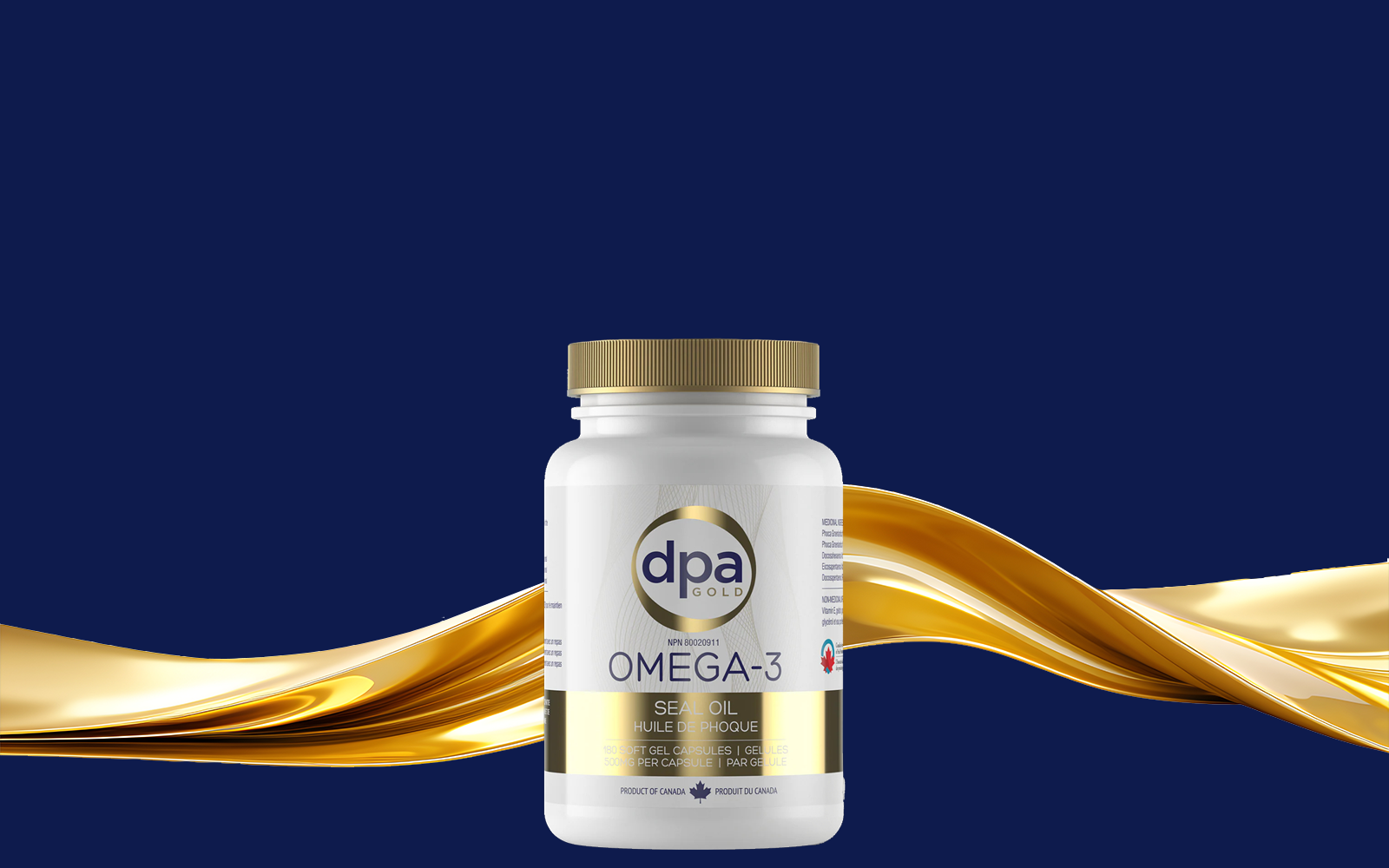 DPA Gold Omega-3 Seal Oil Capsules & Supplements